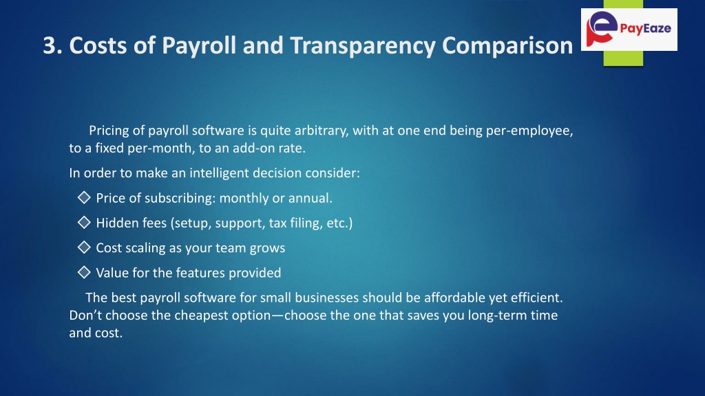 PPT - How to Choose the Best Payroll Software for Small Business ...