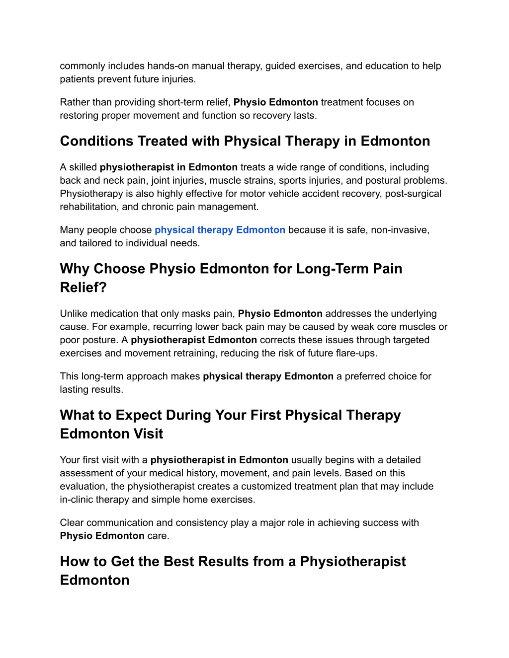 PPT - Physiotherapist Edmonton_ Expert Physical Therapy for Pain Relief ...