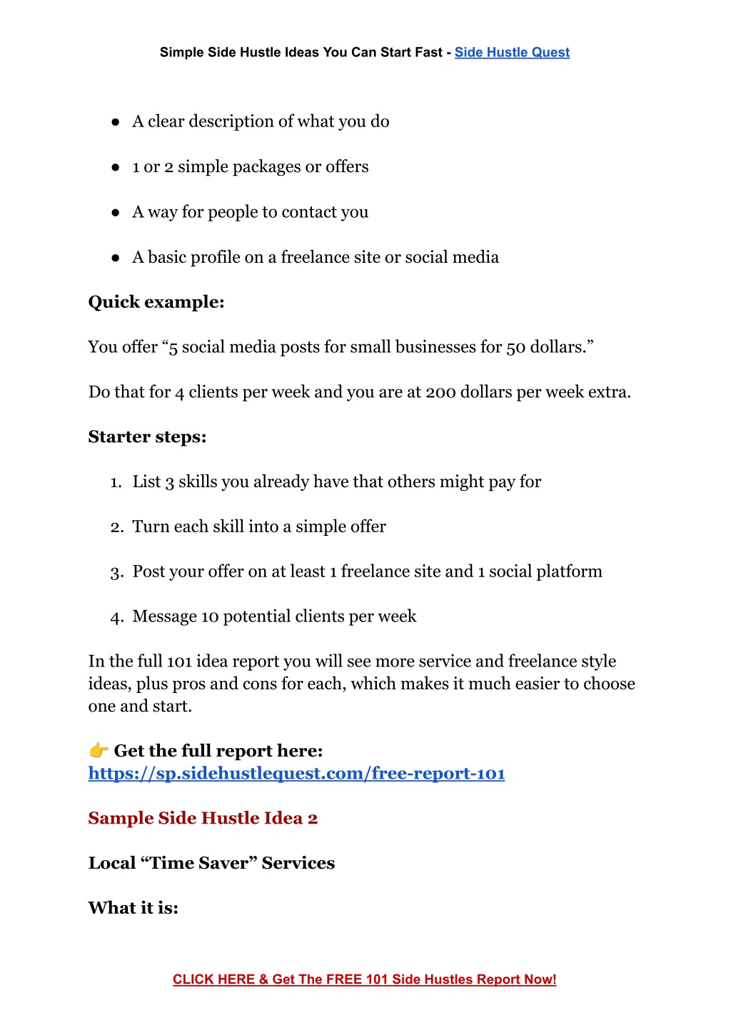 PPT - Stuck Choosing a Side Hustle - Here Are 101 Proven Ideas That ...