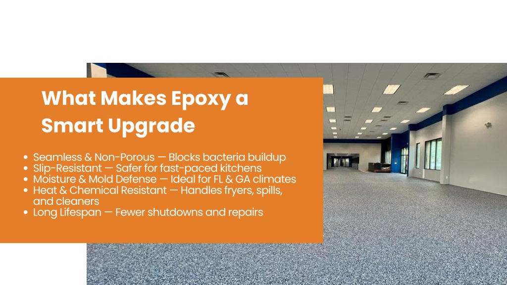 PPT - Smart Upgrades With Commercial Epoxy Flooring Florida & Georgia ...