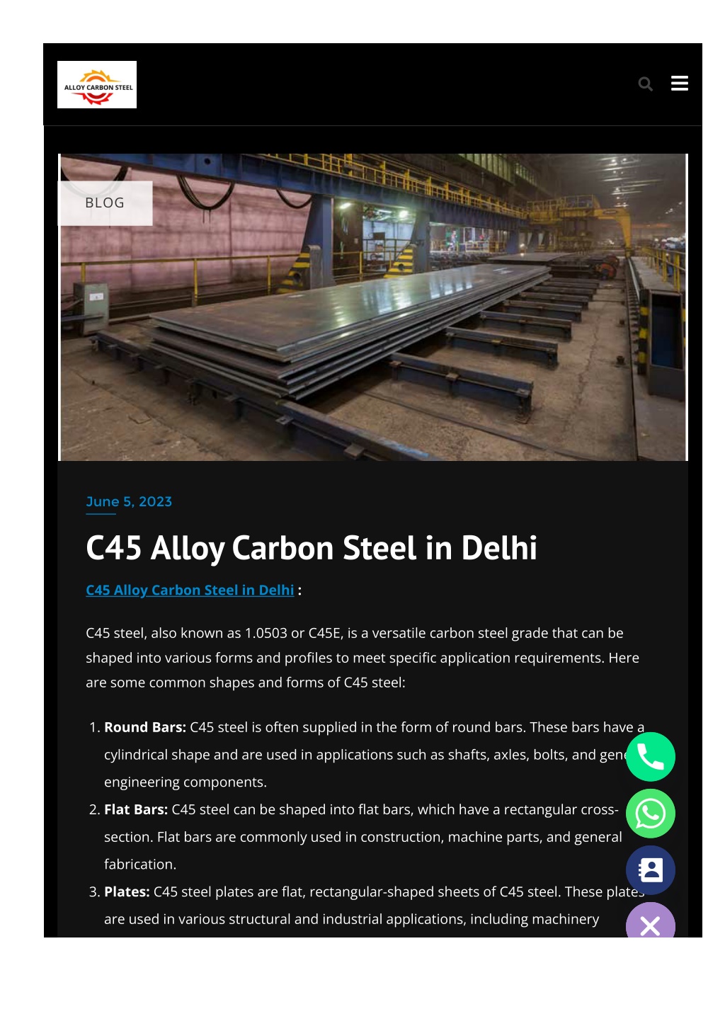 PPT - C45 Alloy Carbon Steel in Delhi | Alloy Carbon Steel PowerPoint ...