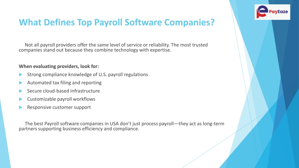 PPT - Which Are the Top Payroll Software Companies in USA for Modern ...