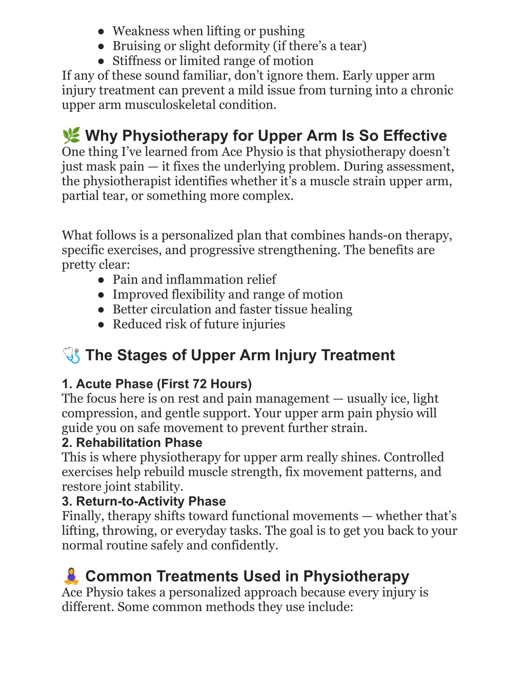 PPT - How Physiotherapy Heals Upper Arm Strains and Tears PowerPoint ...