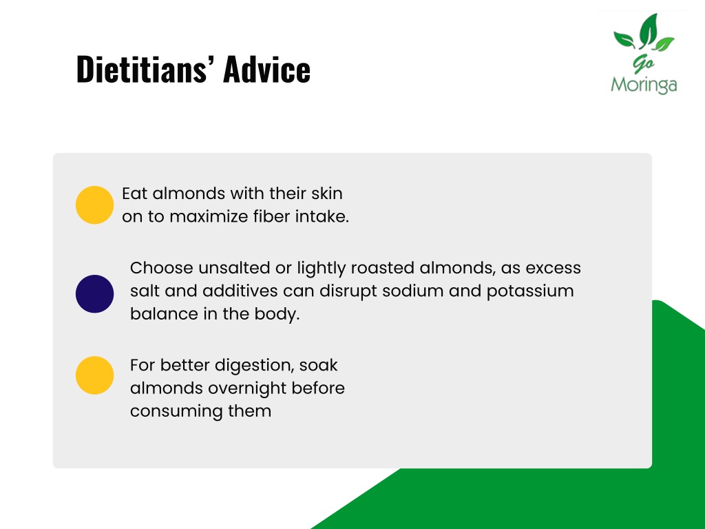 PPT - Almonds & Gut Health -What Dietitians Say About Their Prebiotic ...