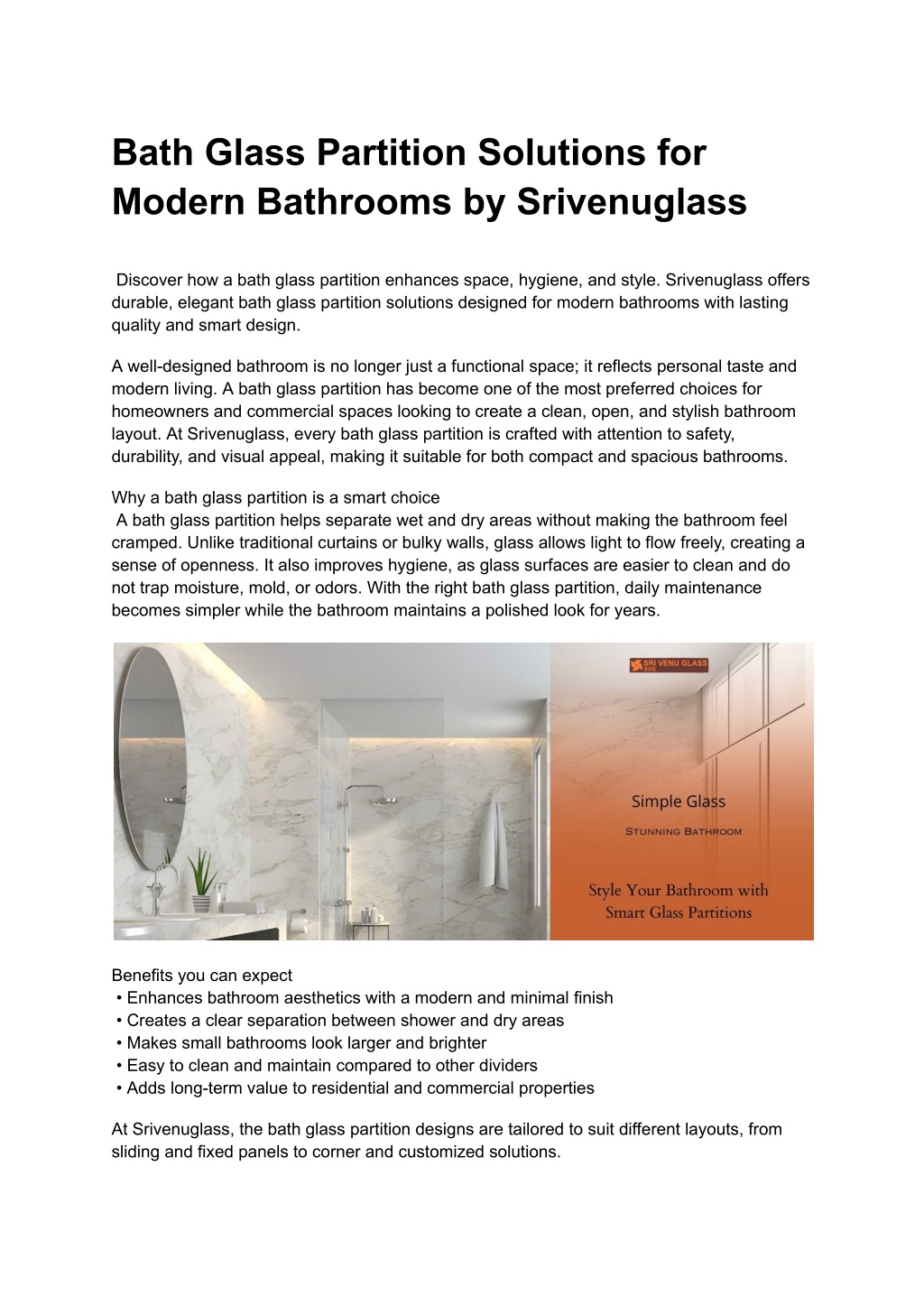 PPT - Bath Glass Partition Solutions for Modern Bathrooms by ...