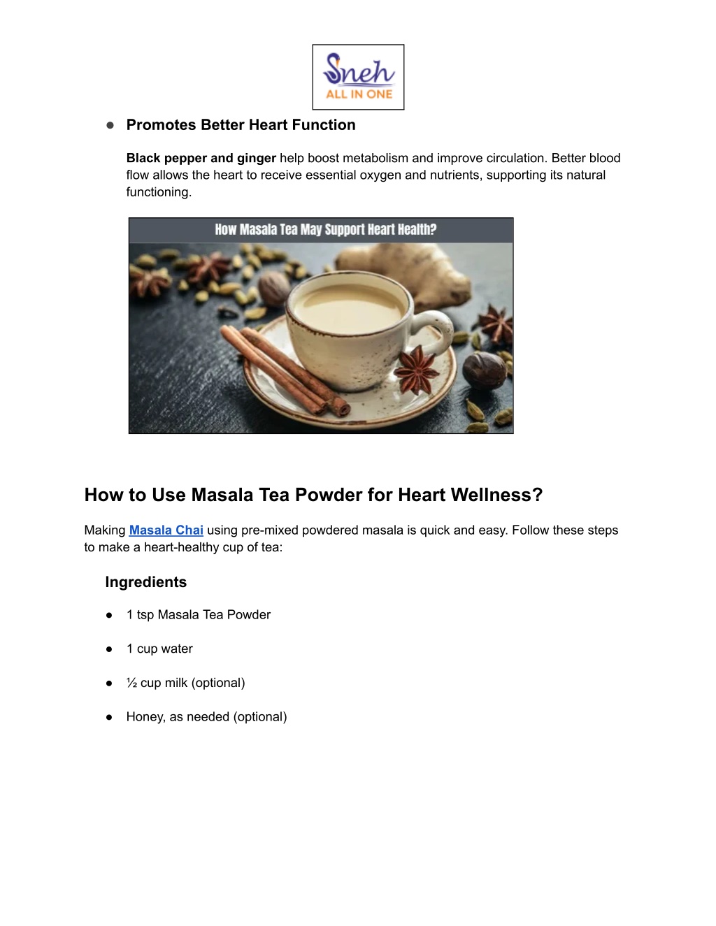 PPT - Masala Tea Powder for Better Heart Health PowerPoint Presentation ...