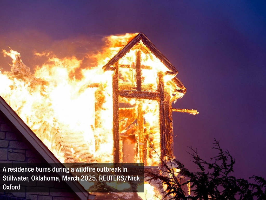 PPT - Raging wildfires rip across Oklahoma PowerPoint Presentation ...