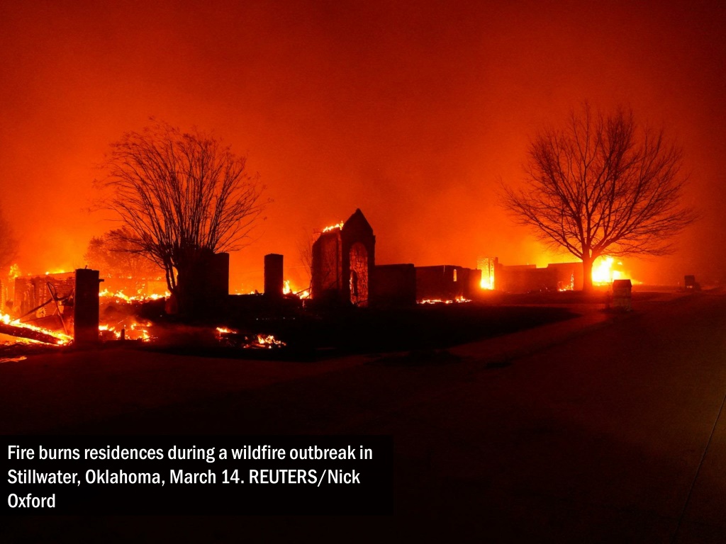 PPT - Raging wildfires rip across Oklahoma PowerPoint Presentation ...