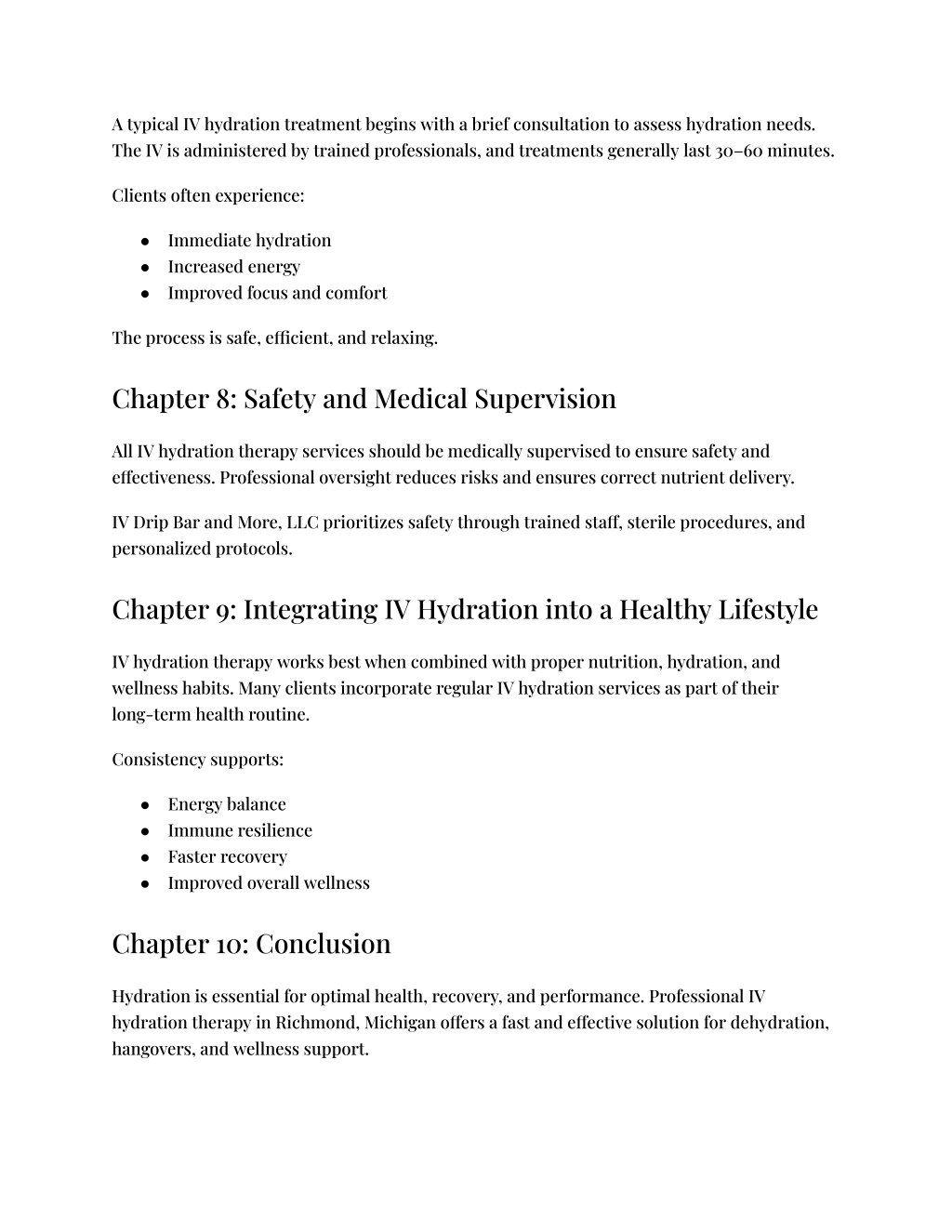PPT - A Complete Guide to IV Hydration Therapy in Richmond, Michigan ...