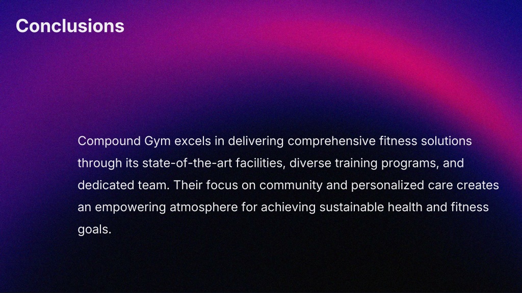 PPT - The Compound Gym – Private Personal Training & Elite Fitness ...