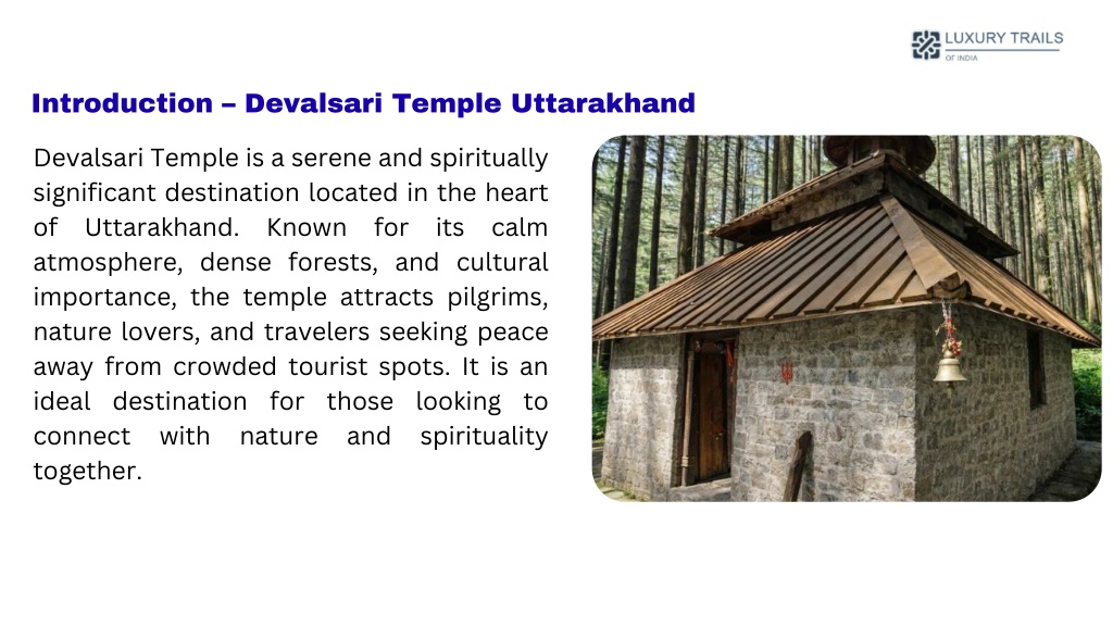 PPT - Devalsari Temple Uttarakhand History, Best Time & Travel Guide ...