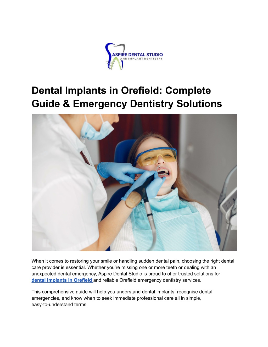 PPT - Dental Implants in Orefield_ Complete Guide & Emergency Dentistry ...