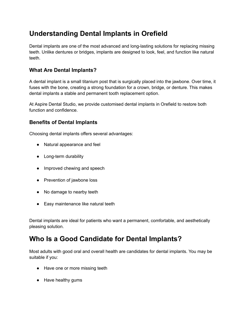 PPT - Dental Implants in Orefield_ Complete Guide & Emergency Dentistry ...