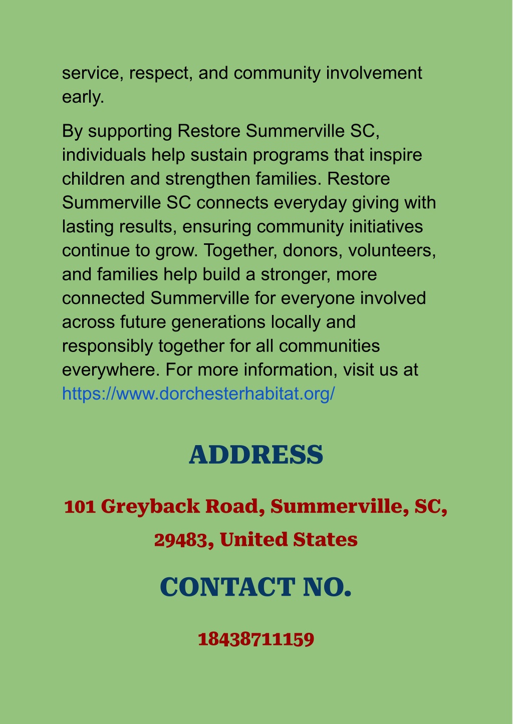 PPT - Playhouse Habitat Kids in Summerville, SC: Inspiring Kids Through ...