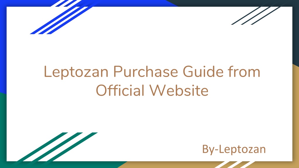PPT - Leptozan Purchase Guide from Official Website PowerPoint ...