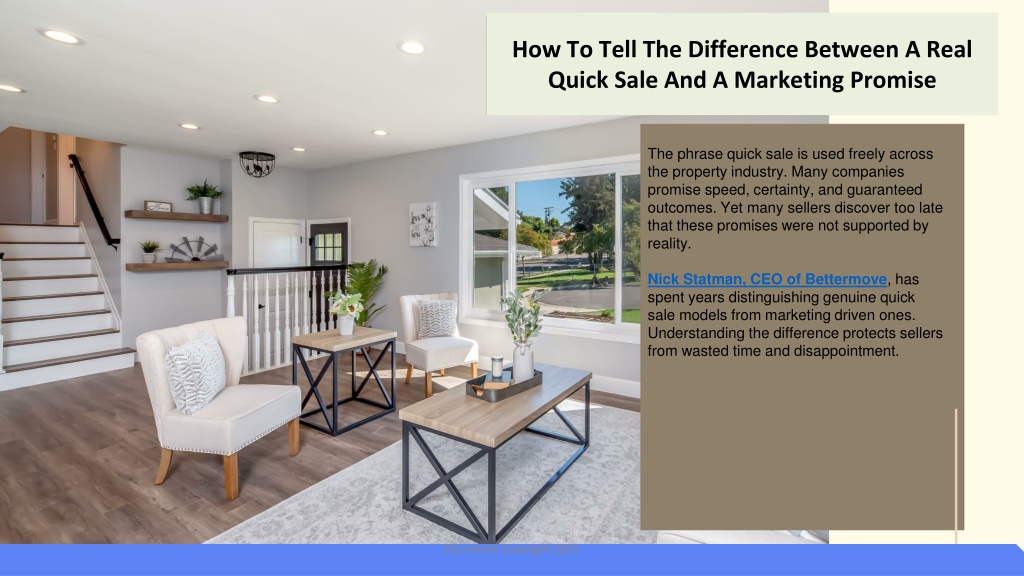 PPT - How To Tell The Difference Between A Real Quick Sale And A ...