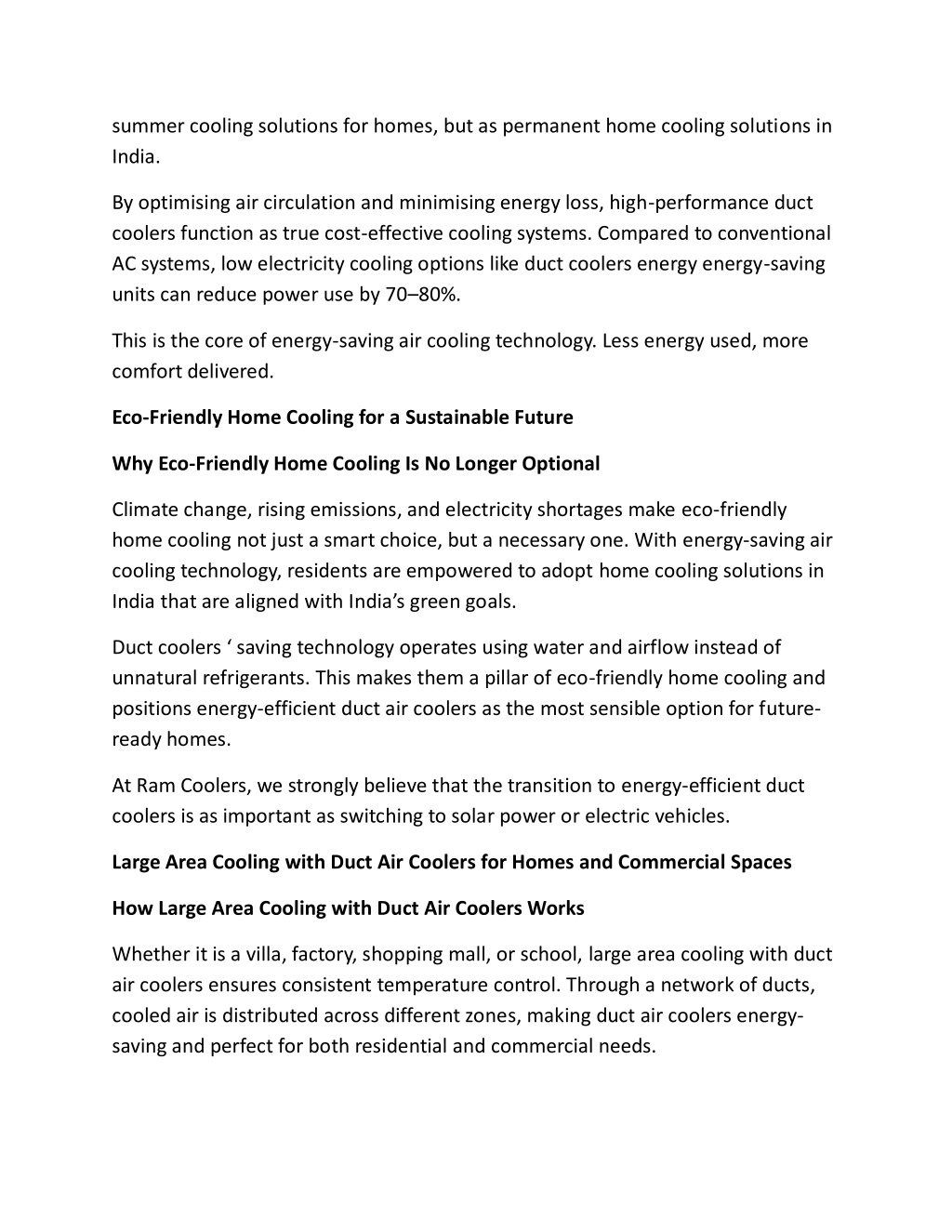 PPT - Why Duct Coolers Are the Future of Energy-Saving Home Cooling ...