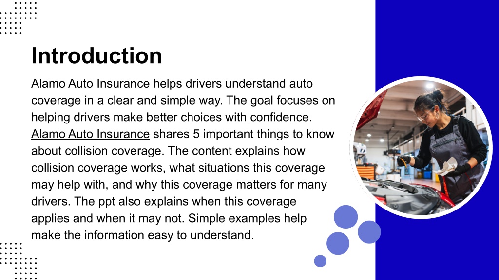 PPT - Alamo Auto Insurance Shares 5 Things to Know About Collision ...