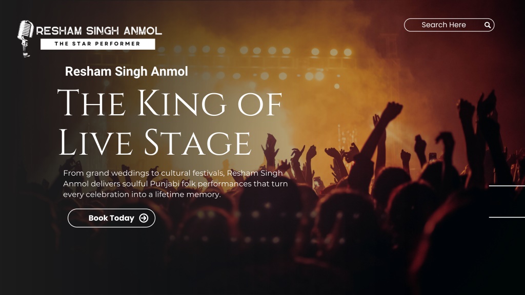 PPT - Resham Singh Anmol – King of Live Stage (Punjabi Folk ...