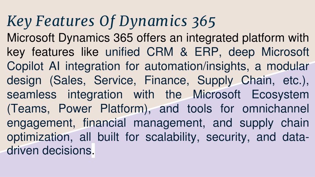 PPT - IS DYNAMICS 365 PART OF OFFICE 365 PowerPoint Presentation, free ...
