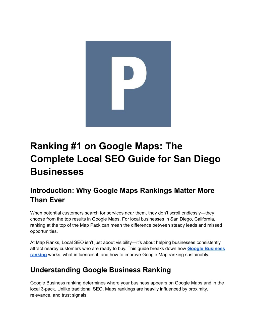 PPT - Ranking #1 on Google Maps_ The Complete Local SEO Guide for San ...