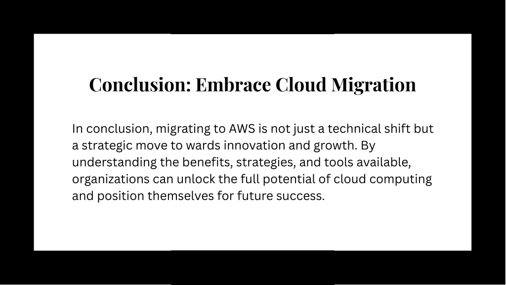 PPT - Seamless Transition Unlocking the Power of AWS Cloud Migration Solutions PowerPoint ...