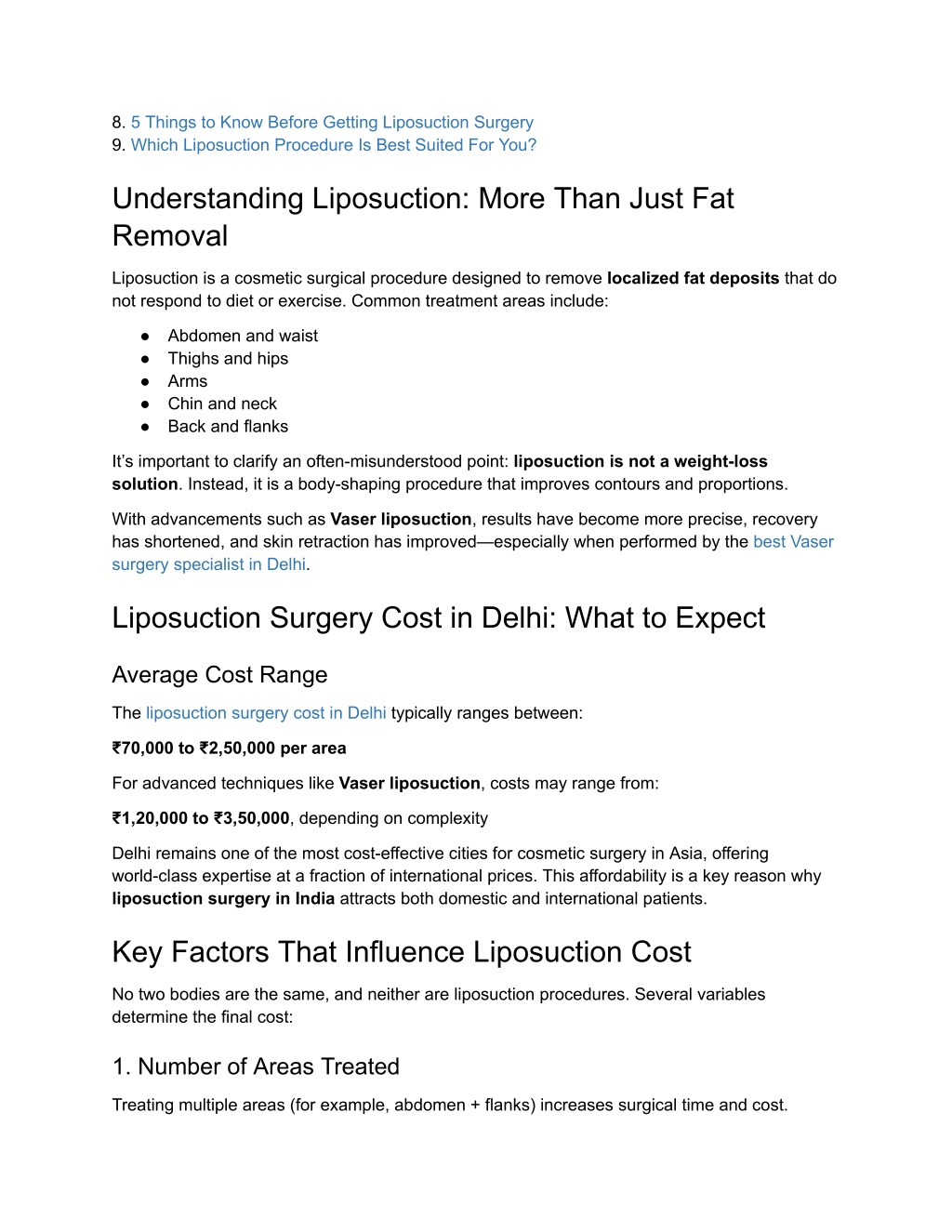 PPT - Liposuction Surgery Cost in Delhi_ A Complete, Honest Guide for ...