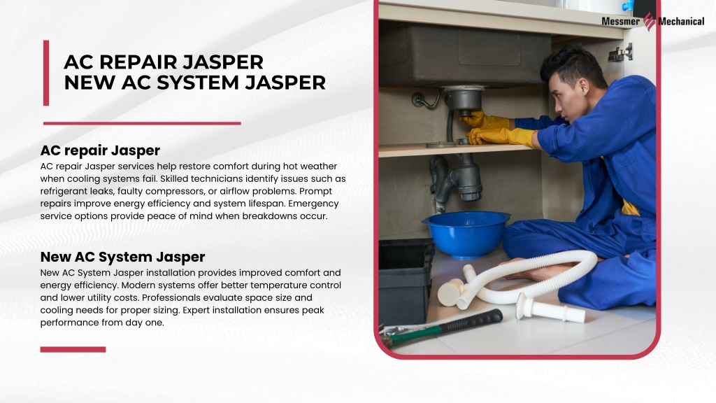 PPT - Messmer Mechanical: AC Repair, Heating & Plumbing Repair Jasper ...