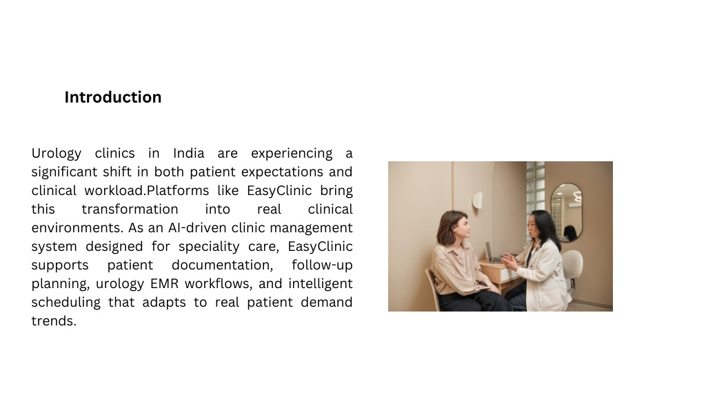 PPT - AI-Powered Clinic Management Software for Urology Clinics ...