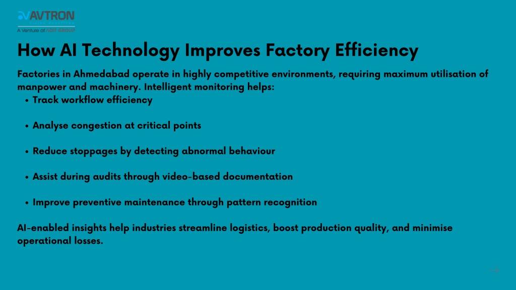 PPT - AI CCTV Cameras for Factory & Industrial Security in Ahmedabad ...