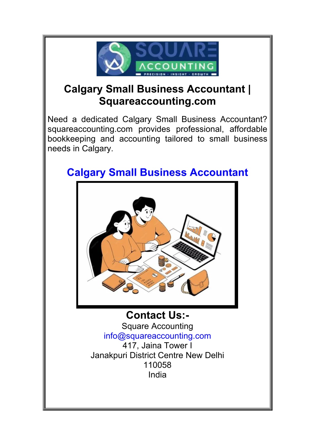 PPT - Calgary Small Business Accountant Squareaccounting.com PowerPoint ...