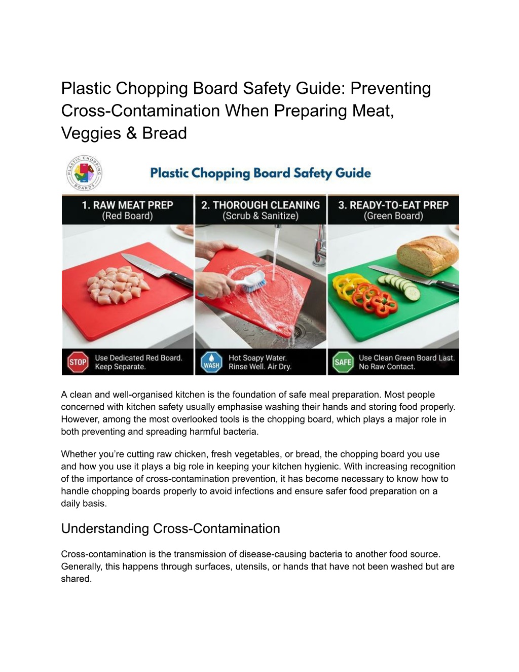 PPT - Plastic Chopping Board Safety Guide: Preventing Cross ...