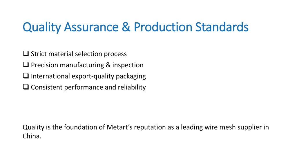 PPT - Crimped Wire Mesh Manufacturers – Custom Stainless Steel Mesh ...