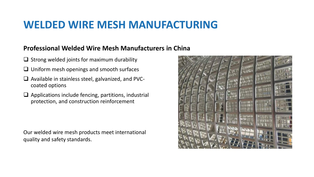 PPT - Crimped Wire Mesh Manufacturers – Custom Stainless Steel Mesh ...