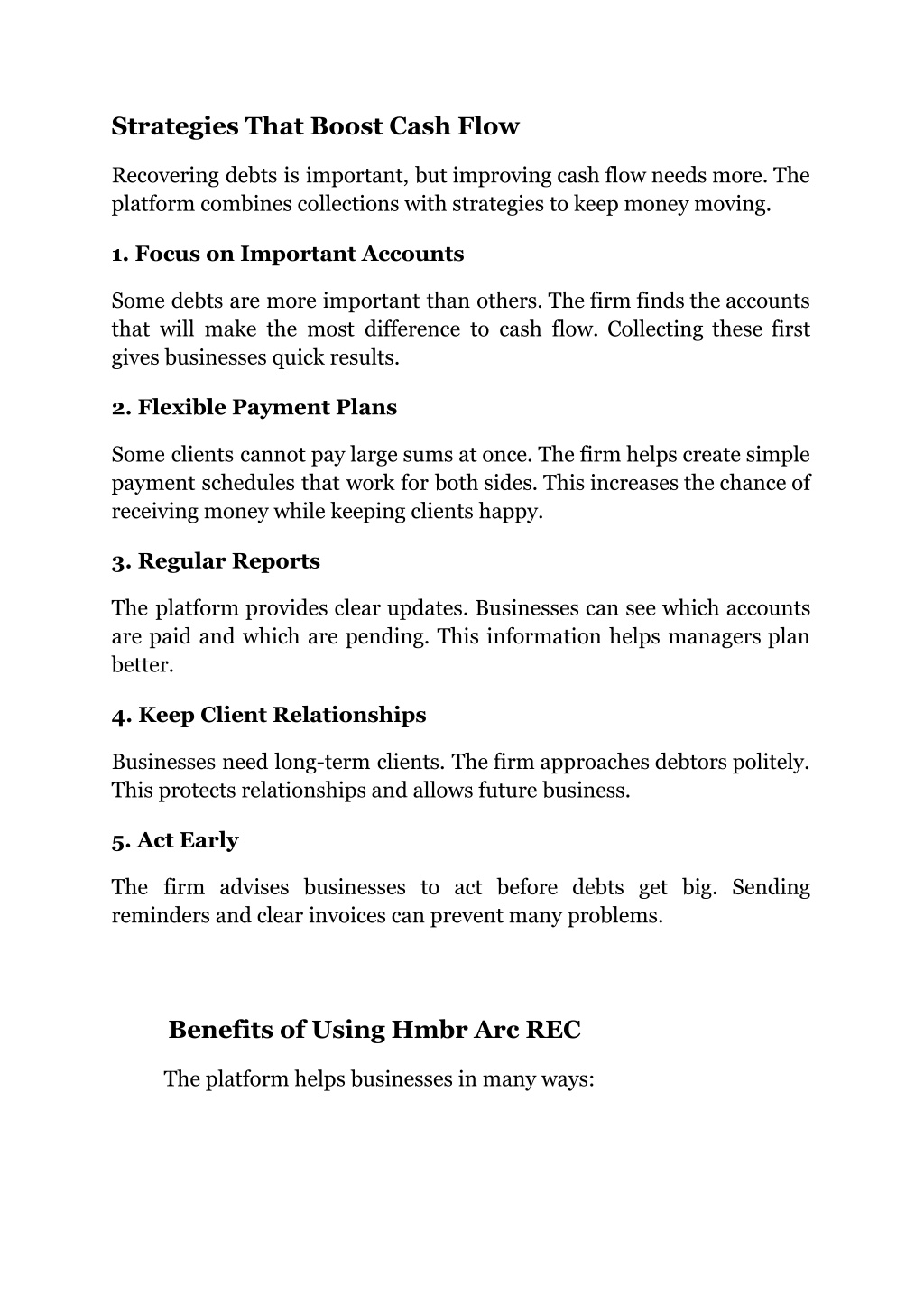 PPT - Boost Cash Flow with HMBR ARC REC - Strategies Beyond Simple Debt ...