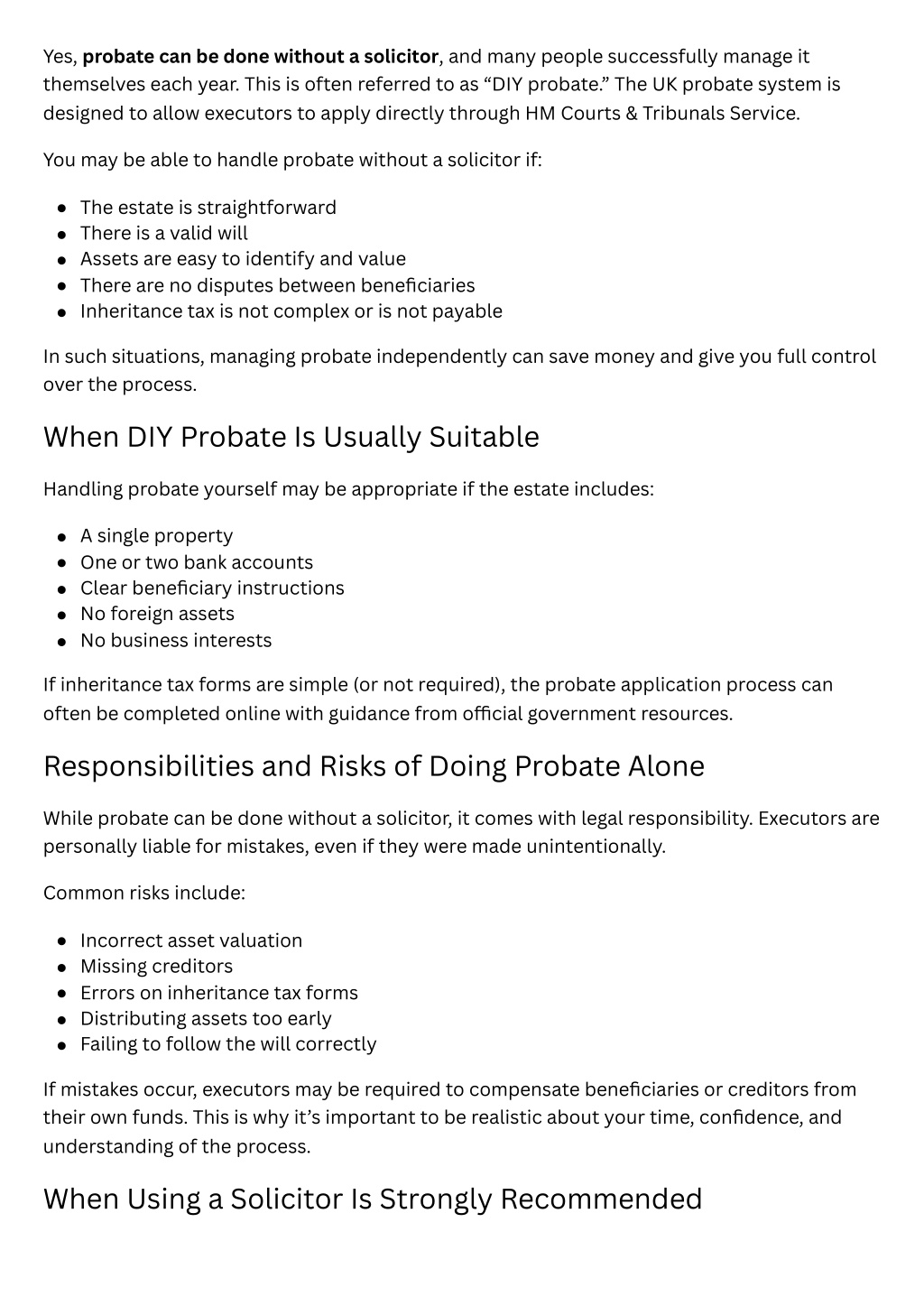 PPT - Can Probate Be Done Without a Solicitor - A Clear and Honest ...