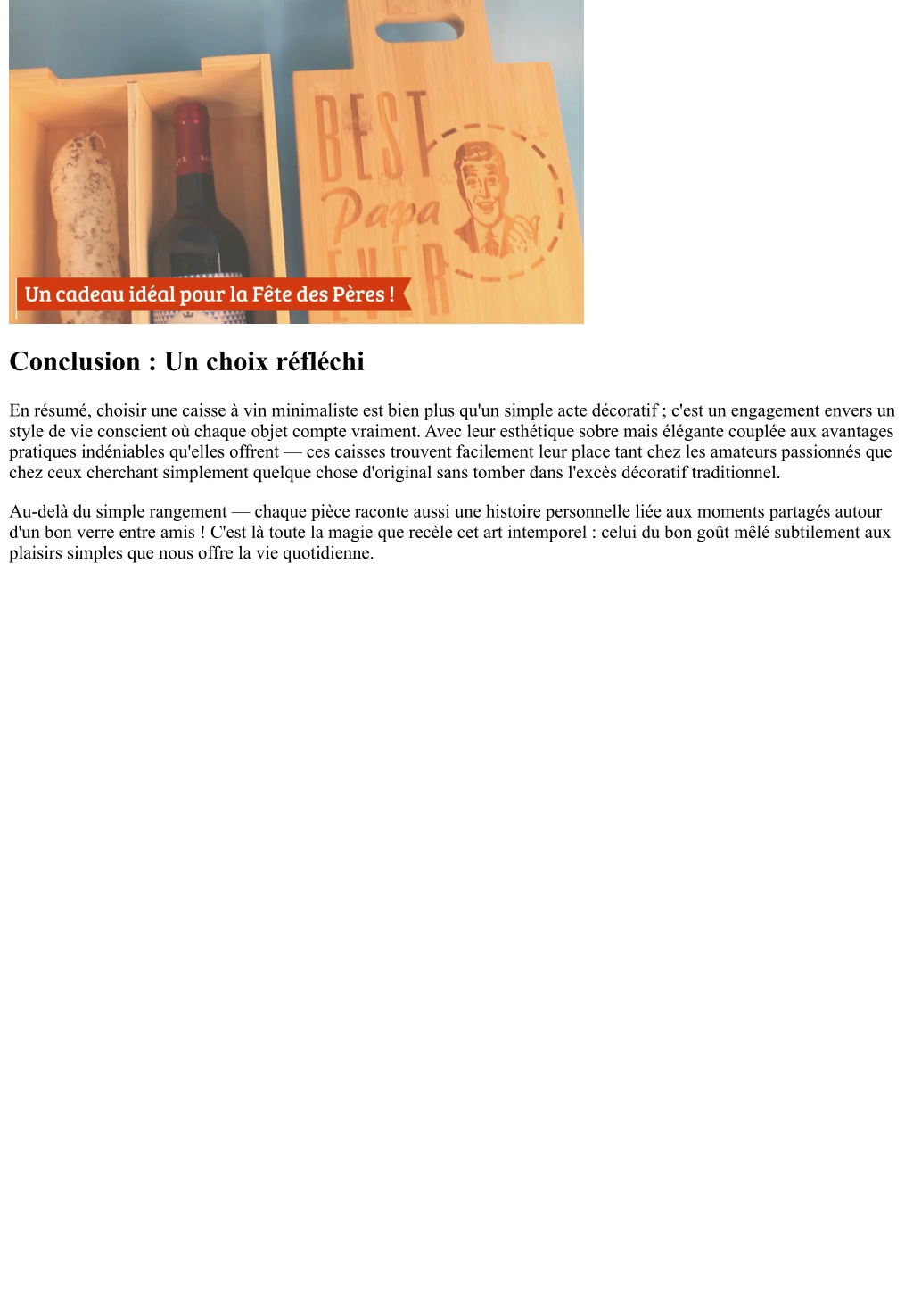 PPT - La tendance des caisses à vin minimalistes. PowerPoint ...