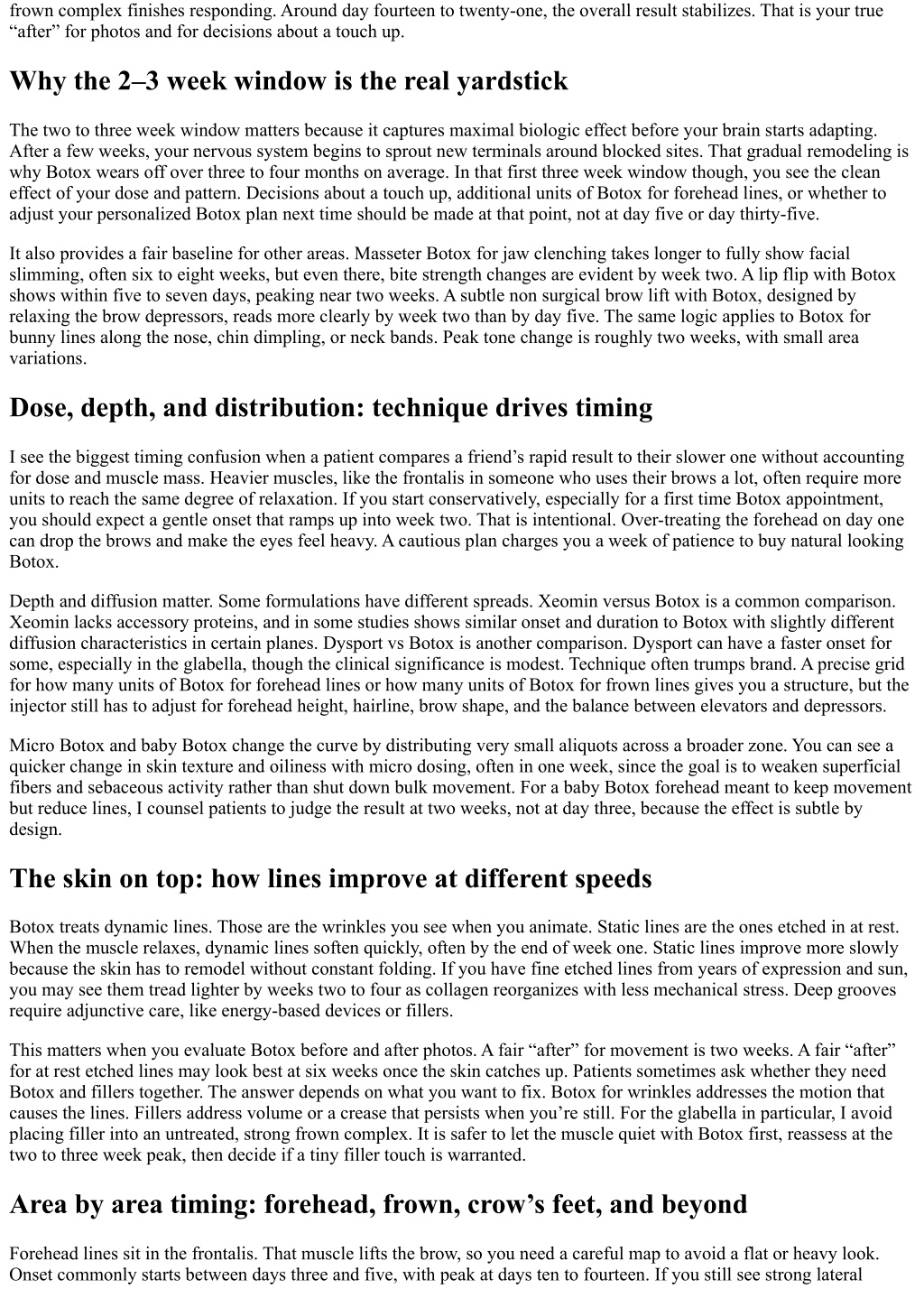 PPT - When Does Botox Peak? Understanding the 2–3 Week Window ...