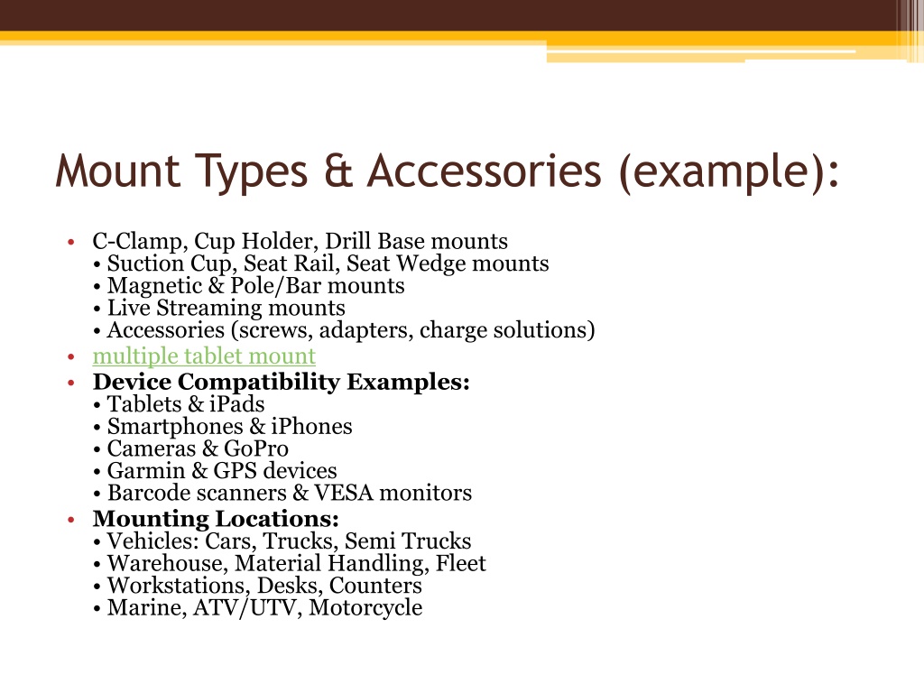 PPT - Heavy Duty Tablet Mount for Trucks PowerPoint Presentation, free ...