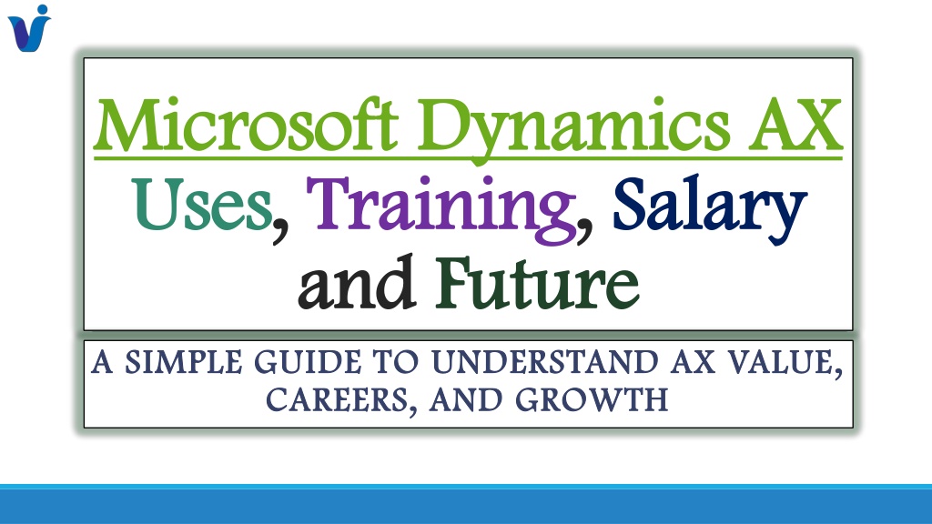 PPT - MicroSoft Dynamics Ax Training in Ameerpet with Real Project ...