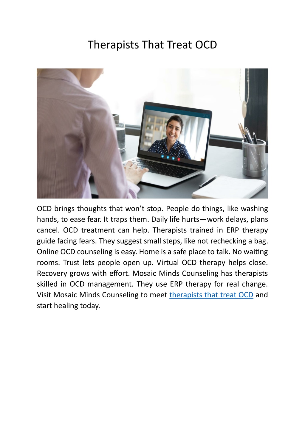 PPT - Therapists That Treat OCD PowerPoint Presentation, free download ...