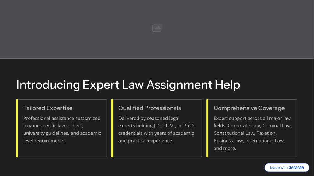 PPT - Law Assignment Help – Professional Guidance for Law Students ...