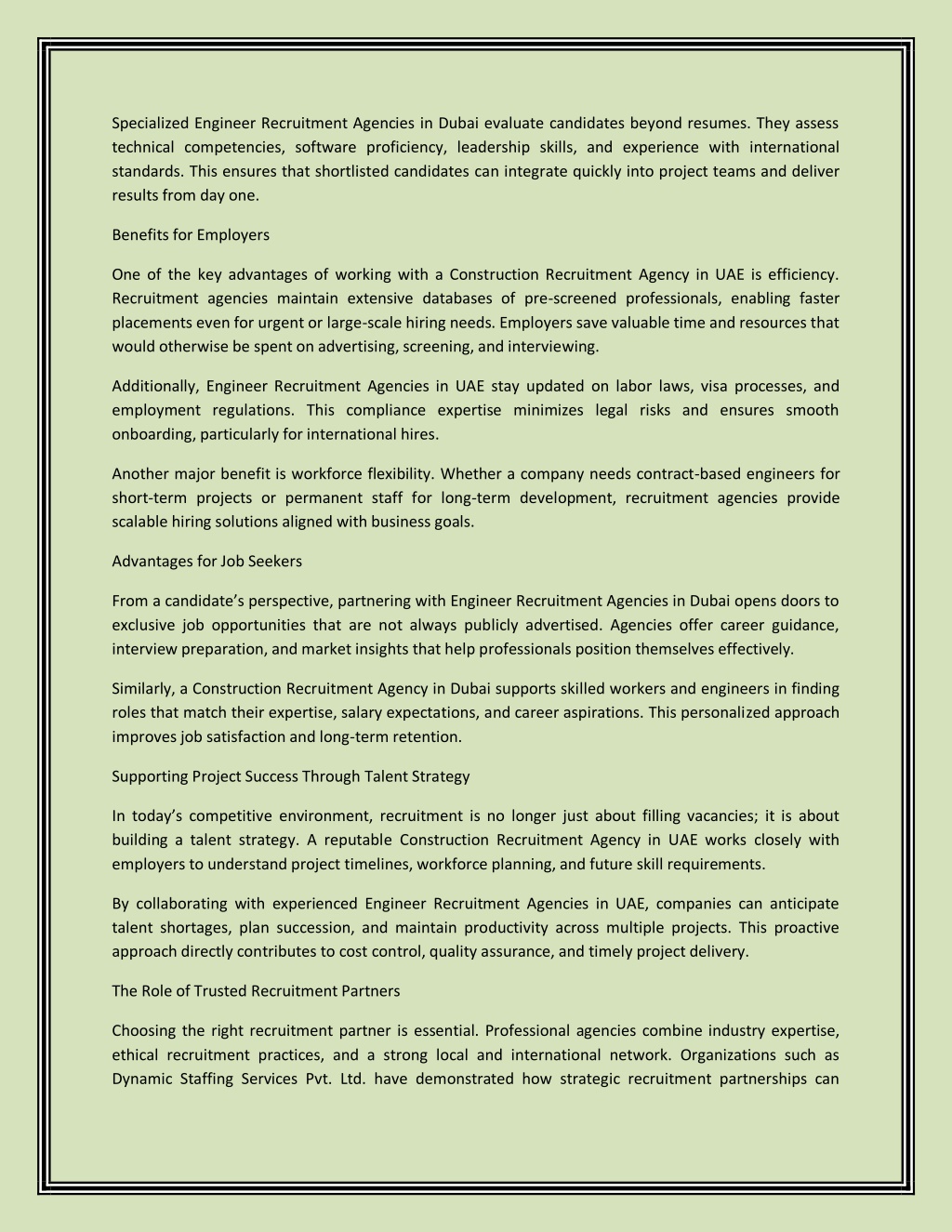 PPT - Building the Future How Specialized Recruitment Agencies Power ...