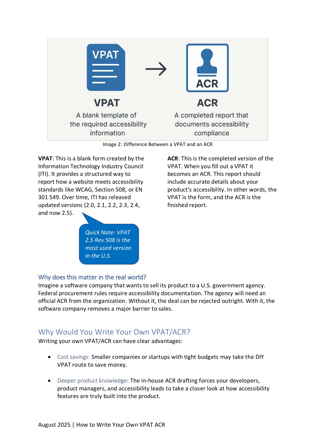 PPT - Can I Write My Own VPAT ACR Step-by-Step Guide for Beginners ...