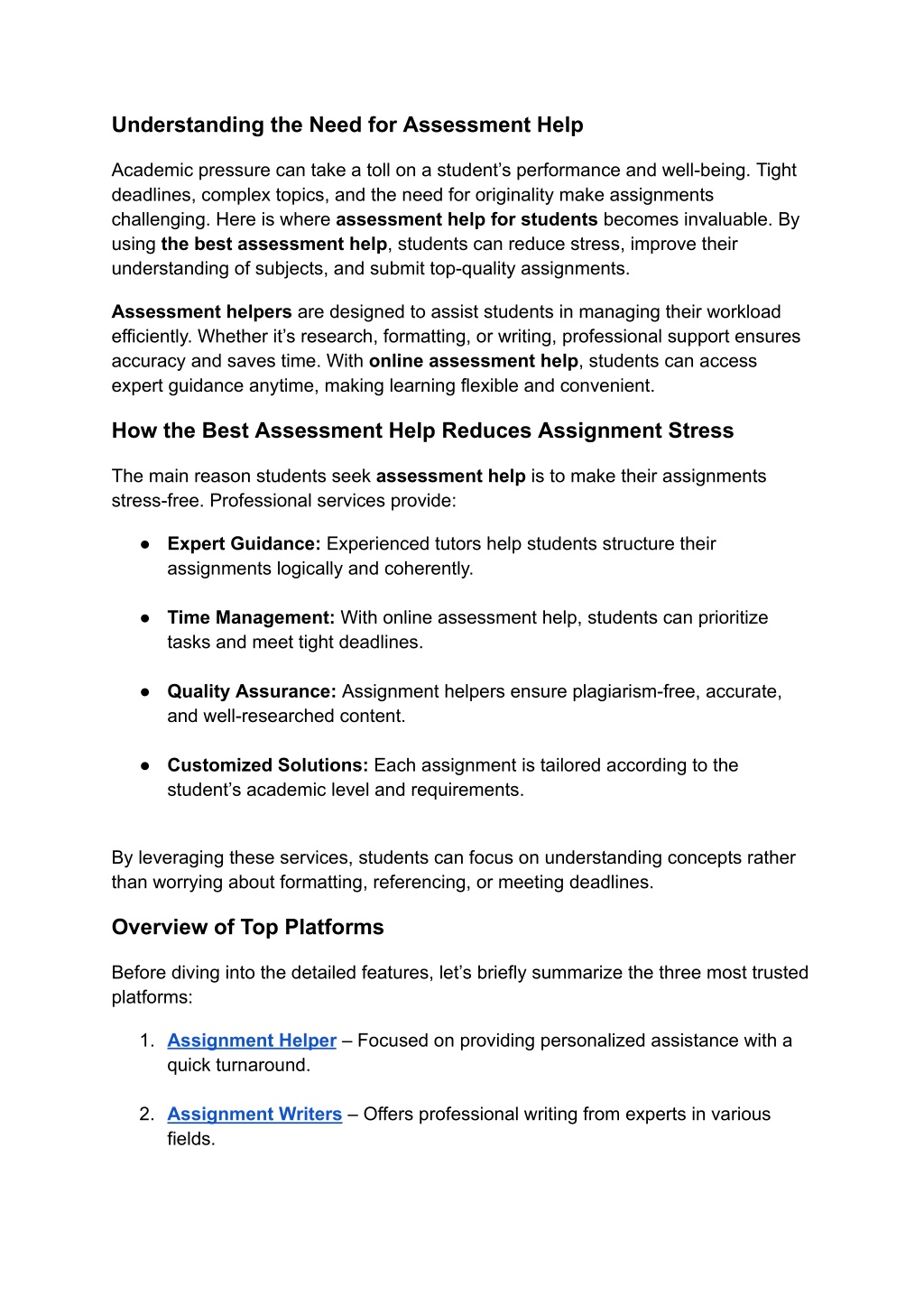 PPT - How Can the Best Assessment Help Make Assignments Stress-Free ...