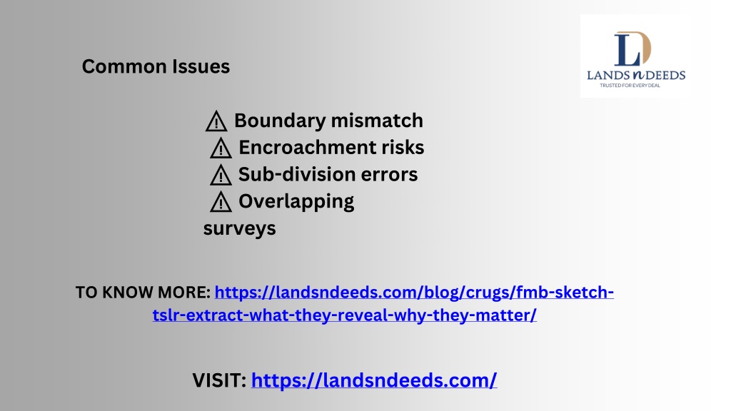 PPT - FMB Sketch & TSLR Extract What They Reveal & Why They Matter ...