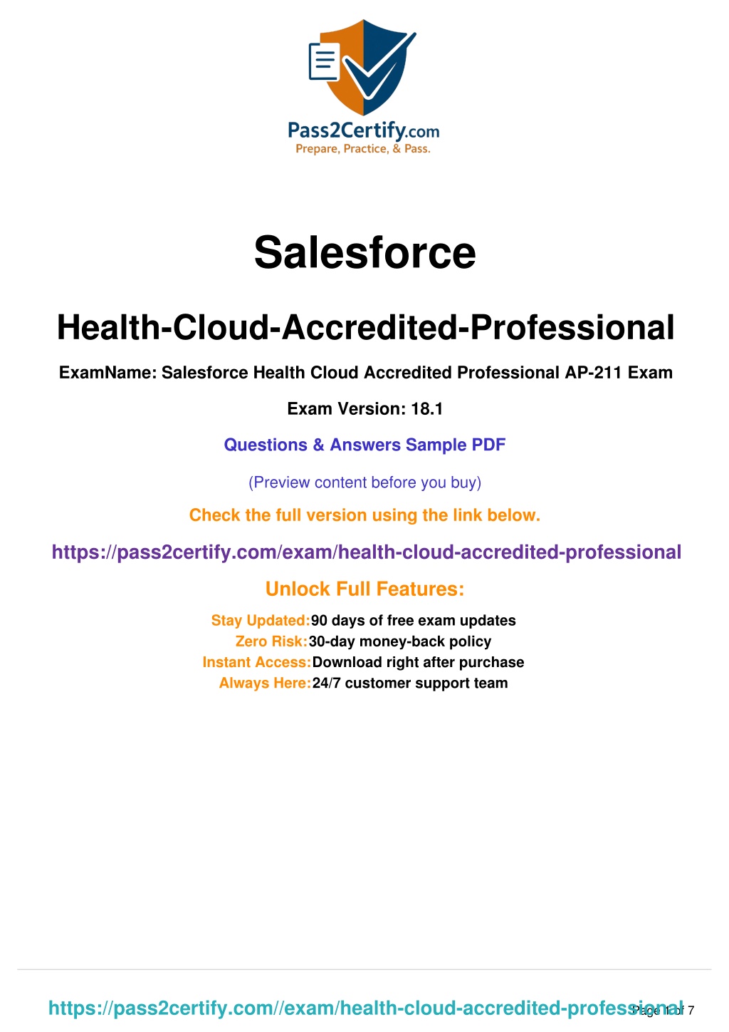 PPT - Health Cloud Accredited Professional Exam Guide | Salesforce ...