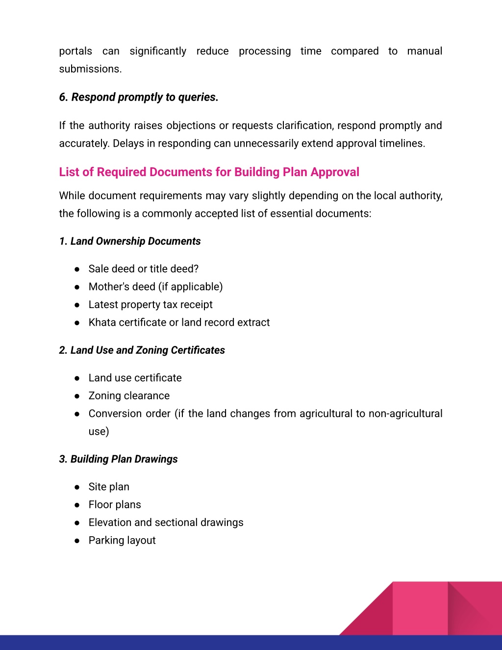 PPT - A Quick Guide to Fast Building Plan Approval with a List of ...