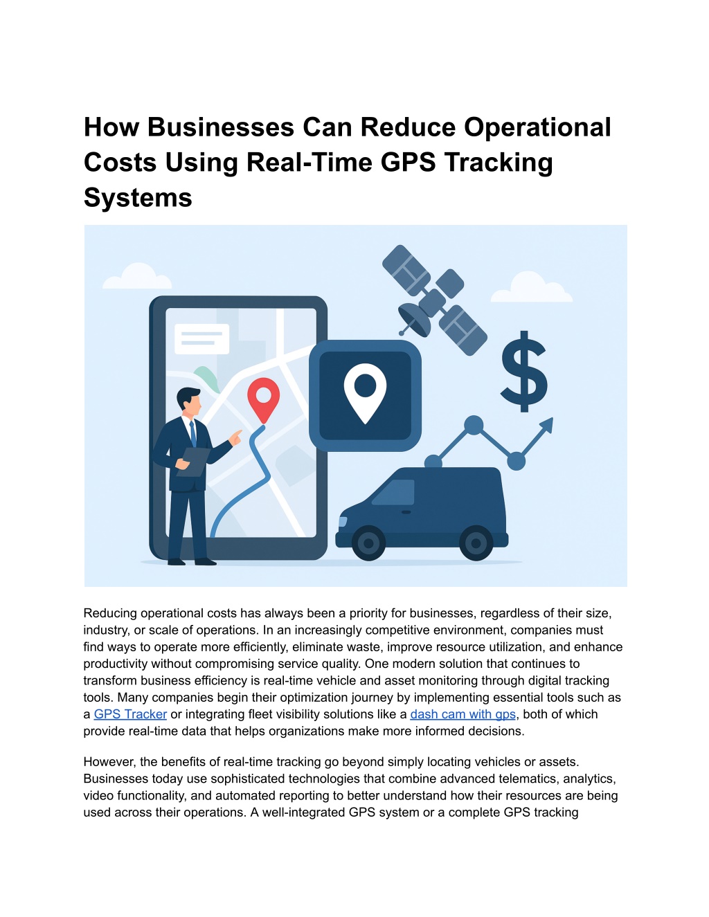 PPT - How Businesses Can Reduce Operational Costs Using Real-Time GPS ...