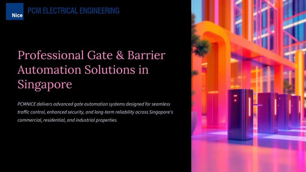 PPT - Need a Car Park Entrance Barrier Solution in Singapore ...